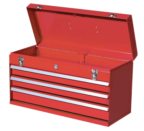 3-Drawer Steel Hand Tool Box - 21