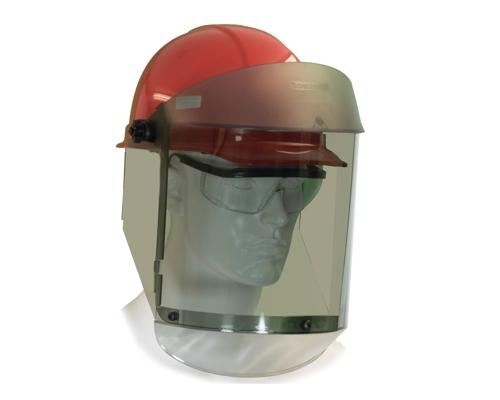 TCG™ Arc Flash Face Shield - Hard Cap - 12 Cal - Clear - One-Size ...