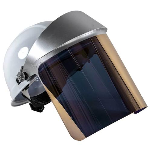 High Heat Face Shield - Polycarbonate - Gold Coated - Didymium - Hard ...