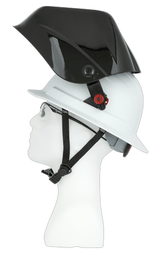 HHIS Full Brim Safety Helmet Adapters for Welding Helmets and Face ...