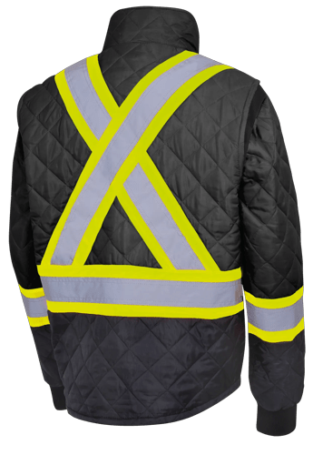 Quilted Freezer Jacket – Black – XL | V1170170-XL | Jackets and Coats ...